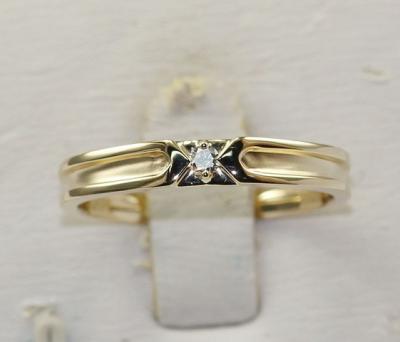 China 18K Yellow Gold Diamond Ring Venus Stamp Series KGD003949 for sale