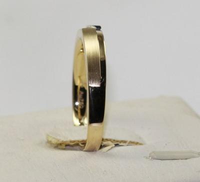China 18K Gold Diamond Wedding Ring Aphrodite Stamp KGD004123 for sale