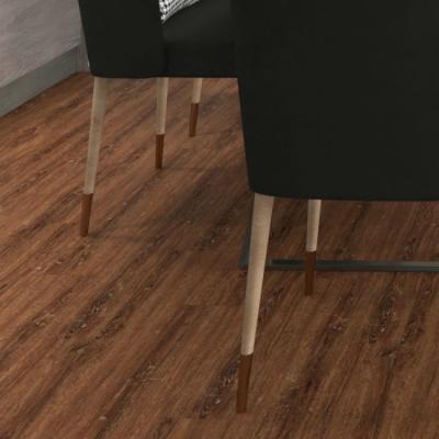 Cina Sistema di bloccaggio clic Unilin Piastrelle di pavimento in PVC con design impermeabile e colore semplice in vendita