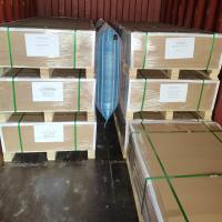 China Long Side Click and Glue Installation PVC Cladding for Seamless Wave Slat Texture for sale
