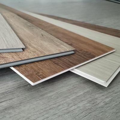 Cina Semplice colore meraviglioso fai da te 5 mm clic SPC autoadesivo pavimento in PVC in vinile per interni in vendita