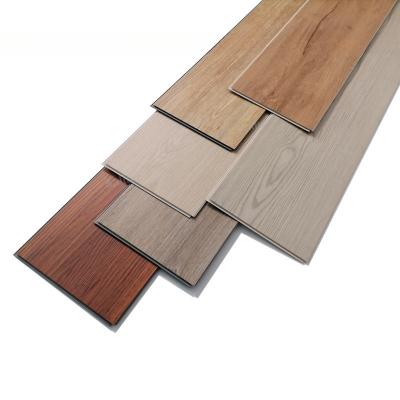 China Gepersonaliseerde Kleur Waterdicht Hout Plastic Tile Click Lock Flooring met Unilin Click System Te koop