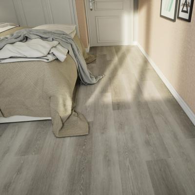Cina Interlocking 4mm SPC Floor Tile Acqua resistente Vinyl Plank con IXPE padding e materiali in vendita