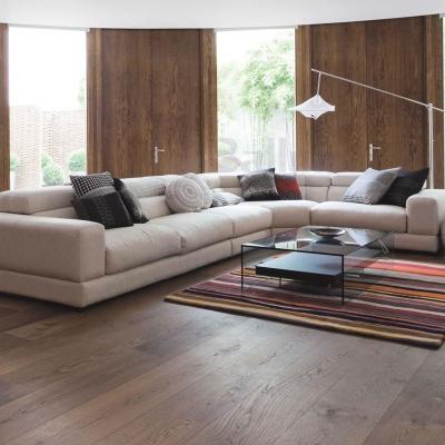 Cina Pavimenti laminati di colore marrone scuro con rivestimento EVA in vendita