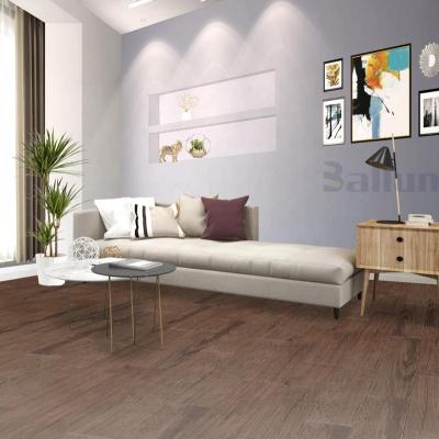 Cina Facile installazione Unilin Click Lock SPC Hybrid Vinyl Pavimento con sughero in colore marrone in vendita