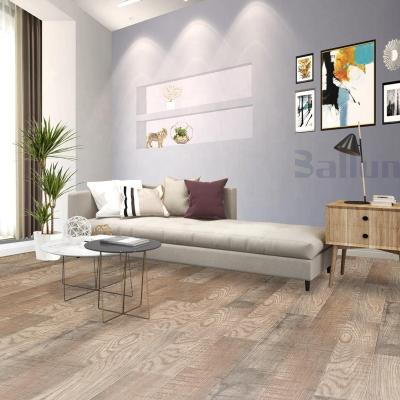 Cina SPC pavimenti semplice colore naturale clic PVC pavimento Piso Vinlico semplice installazione in vendita