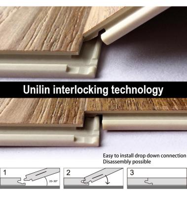 Cina Ristruttura il tuo appartamento con il pavimento in vinile anti-slip Unilin Click Lock Installazione in vendita