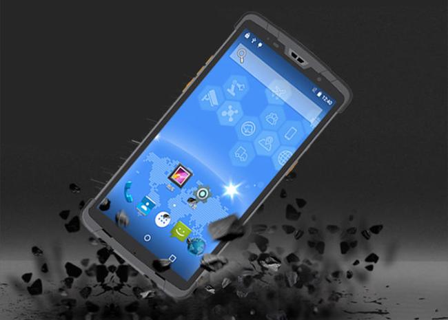6.0'' Full Screen Android Handheld Barcode Scanner Mobile Computer Services RFID Detector 0
