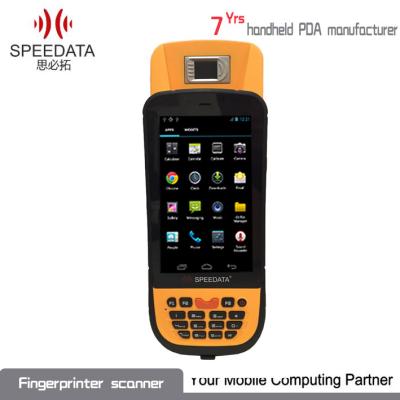 China UHF Draadloze Draagbare Vingerafdrukscanner GPRS 3G WIFI Bluetooth Te koop