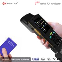 China 8GB ROM Android Handheld RFID Reader , Rugged UHF Scanner PDA Printer for sale
