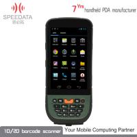 China Green Rugged PDA Thermal Printer With Android Barcode Scanner for sale