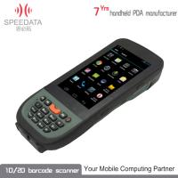 China Green Rugged PDA Thermal Printer With Android Barcode Scanner for sale
