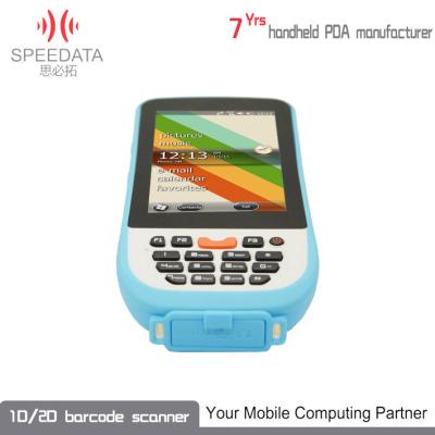 Cina IP mobile blu 65 di androide della stampante del lettore di codici a barre di QR impermeabile in vendita