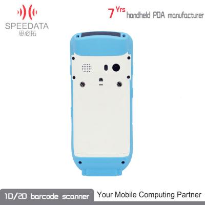 中国 防水青い QR の移動式バーコードの走査器プリンター人間の特徴をもつ IP 65 販売のため