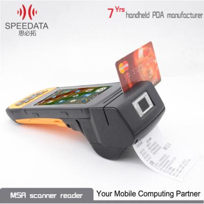 Cina LCD di IPS alto a 4.5 pollici senza fili arancio di definizione della stampante termica di Windows PDA in vendita