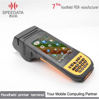 Cina LCD di IPS alto a 4.5 pollici senza fili arancio di definizione della stampante termica di Windows PDA in vendita