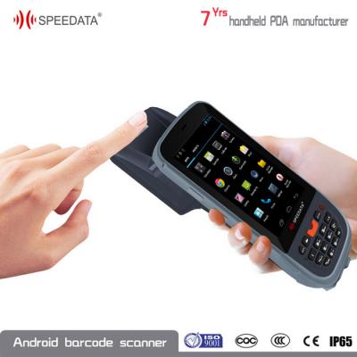 China Varredor biométrico Ip65 da impressão digital do andróide 4.4.2 com leitor de NFC à venda