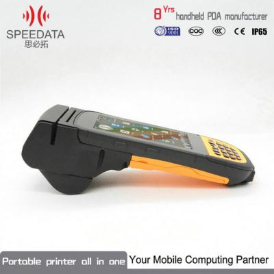 Cina Stampante termica tenuta in mano mobile di PDA con Wifi Bluetooth GPRS GPS per il biglietto ferroviario in vendita