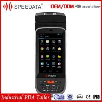China 4.5 inch Touch Screen android Programmable Mobile Data Terminal Pda Printer with 1Gb Ram for sale