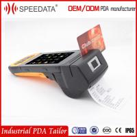 China 4g Handheld Fingerprint Scanner Mobile Barcode Scanner Android for sale