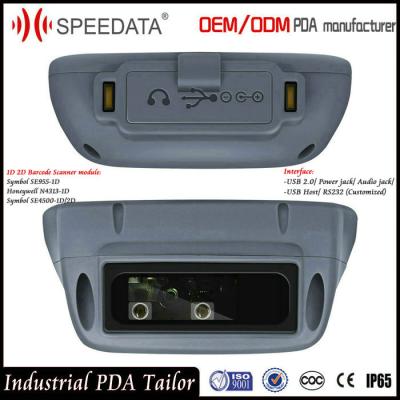 China analizador de PDA androide del código de barras del lector 4G Wifi de los analizadores del código de barras 1D 1.3G quad-core en venta