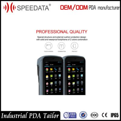 China analizador de PDA androide del código de barras del lector 4G Wifi de los analizadores del código de barras 1D 1.3G quad-core en venta