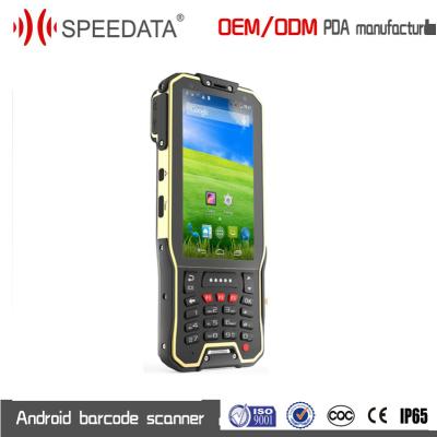 Cina 1Gb di RAM di androide del lettore di codici a barre di RFID + ROM tenuti in mano senza fili 8GB in vendita