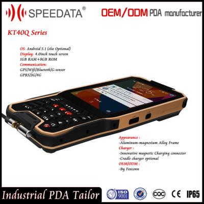 China Bluetooth/Wifi/Draadloze Robuuste Android-Streepjescodescanners met Toetsenbord voor Logistisch Te koop