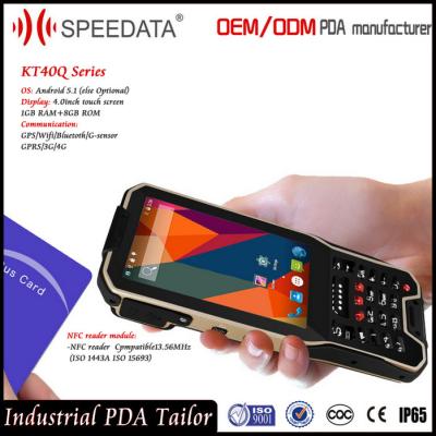 China Bluetooth/Wifi/Draadloze Robuuste Android-Streepjescodescanners met Toetsenbord voor Logistisch Te koop