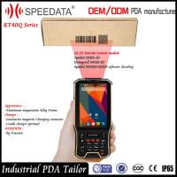 China Dual Sim Card 4G Android handheld computer barcode scanner with NFC RFID Reader for sale