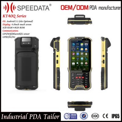 China Dual Sim-de streepjescodescanner van de Kaart4g Android handbediende computer met de Lezer van NFC RFID Te koop