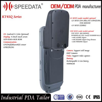 Cina Lettore tenuto in mano 900mhz dello scrittore RFID del lettore di frequenza ultraelevata RFID della lunga autonomia con Bluetooth in vendita