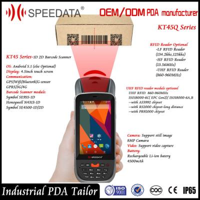 Cina Cellulare magnetico del lettore di frequenza ultraelevata Rfid di Wifi 4G GPS Android 5,1 con l'analizzatore di codice a barre 2D in vendita