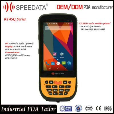 Cina Cellulare tenuto in mano impermeabile del lettore di HF integrato IP65 Rfid con le funzioni multiple in vendita