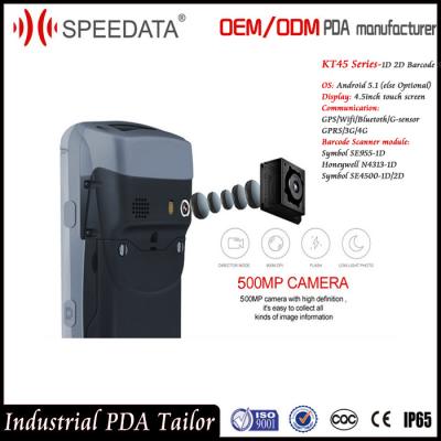 China Varredor industrial PDA do código de barras do telefone celular, varredores do código de barras de Android com a câmera 8MP à venda