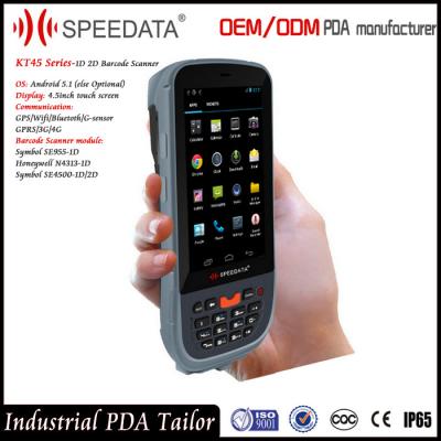 China Varredor industrial PDA do código de barras do telefone celular, varredores do código de barras de Android com a câmera 8MP à venda