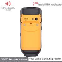 China Wireless Bluetooth Hand Held RFID Reader 13.56Mhz Barcode Data Terminal For Passive Tags for sale