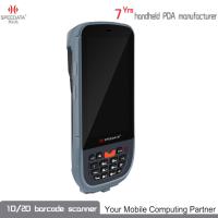 China Wireless Bluetooth Hand Held RFID Reader 13.56Mhz Barcode Data Terminal For Passive Tags for sale