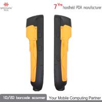 China Wireless Bluetooth Hand Held RFID Reader 13.56Mhz Barcode Data Terminal For Passive Tags for sale