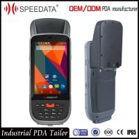 China IP65 Laser Handheld RFID Reader , Portable Data Terminal Barcode Scanner Android for sale