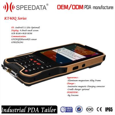 China Impresión de Bluetooth de la impresora térmica de la pulgada PDA de los escáneres 4,5 del código de barras del símbolo 1D Android en venta