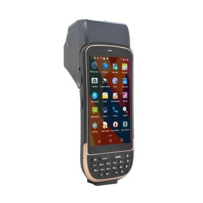 Cina Stampante termica portatile di PDA, 1D 2D lettore di codici a barre tenuto in mano Android con esposizione in vendita