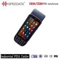 China Rugged Android Mobile PDA Barcode Scanner Printer for Cargo Management for sale