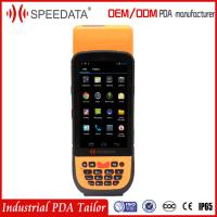 China 5.0 Inch Laser Android Barcode Scanners With Thermal Printer In Unit for sale