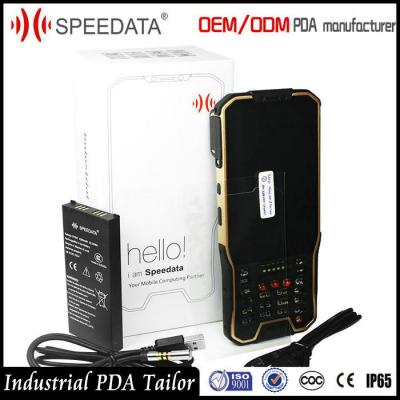 China Industrial móvil del lector de Rfid de la tarjeta de Android Nfc de la mano con el escáner del código de barras en una unidad en venta
