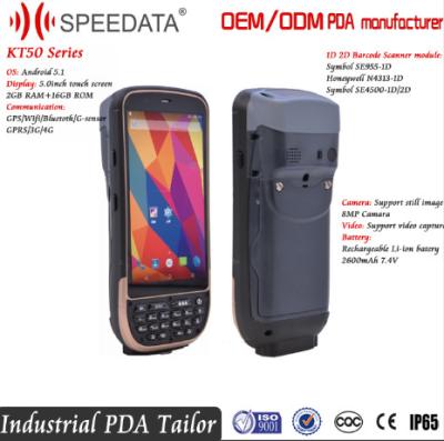 China Do toque industrial do ósmio Wifi Bluetooth de PDA Android do varredor da impressão digital tela capacitiva à venda