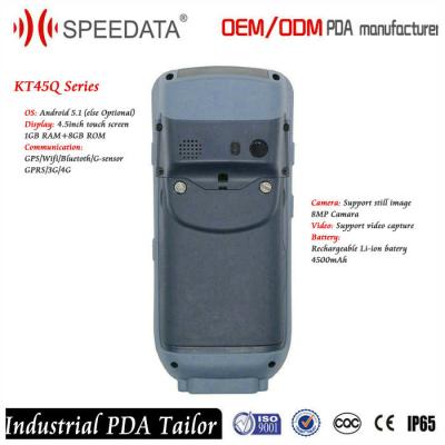 China IP 65 de Streepjescodegegevensverzameling van de Ware grootte Mobiele Computer voor de Streepjescodes die van 1D tweede met Bluetooth, Wifi aftasten Te koop
