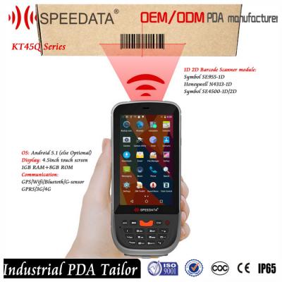 China Para o código de barras de Android que faz a varredura com o leitor Handheld do código de barras do telefone celular de Wifi e de 4G LTE 2017 de suporte à venda