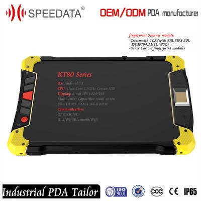 Cina PC anteriore e posteriore della compressa di Bluetooth Wifi Android della macchina fotografica per olio e compagnia del gas con il lettore di RFID ed il lettore di impronta digitale in vendita