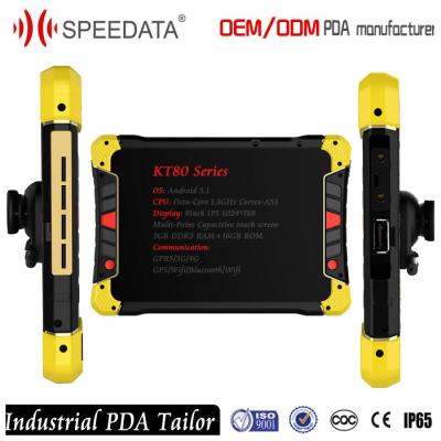 Cina PC anteriore e posteriore della compressa di Bluetooth Wifi Android della macchina fotografica per olio e compagnia del gas con il lettore di RFID ed il lettore di impronta digitale in vendita